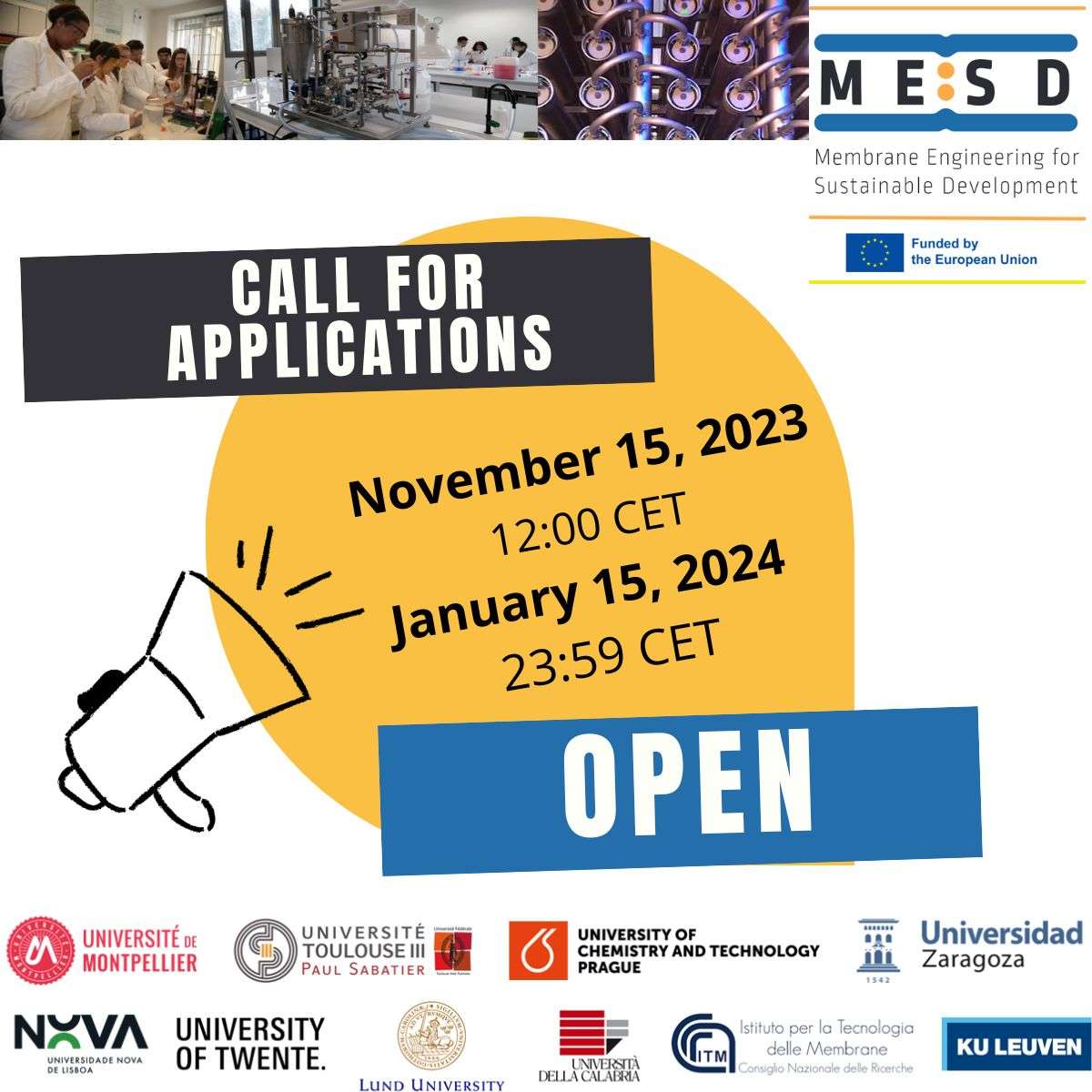 Master in Membrane Engineering for Sustainable Development