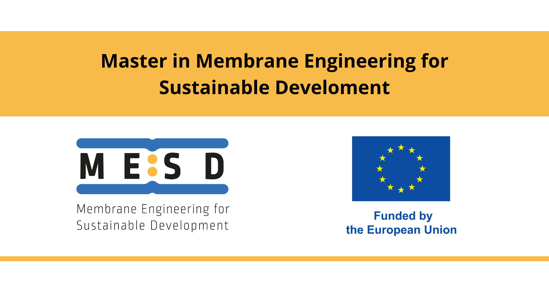 Master in Membrane Engineering for Sustainable Development
